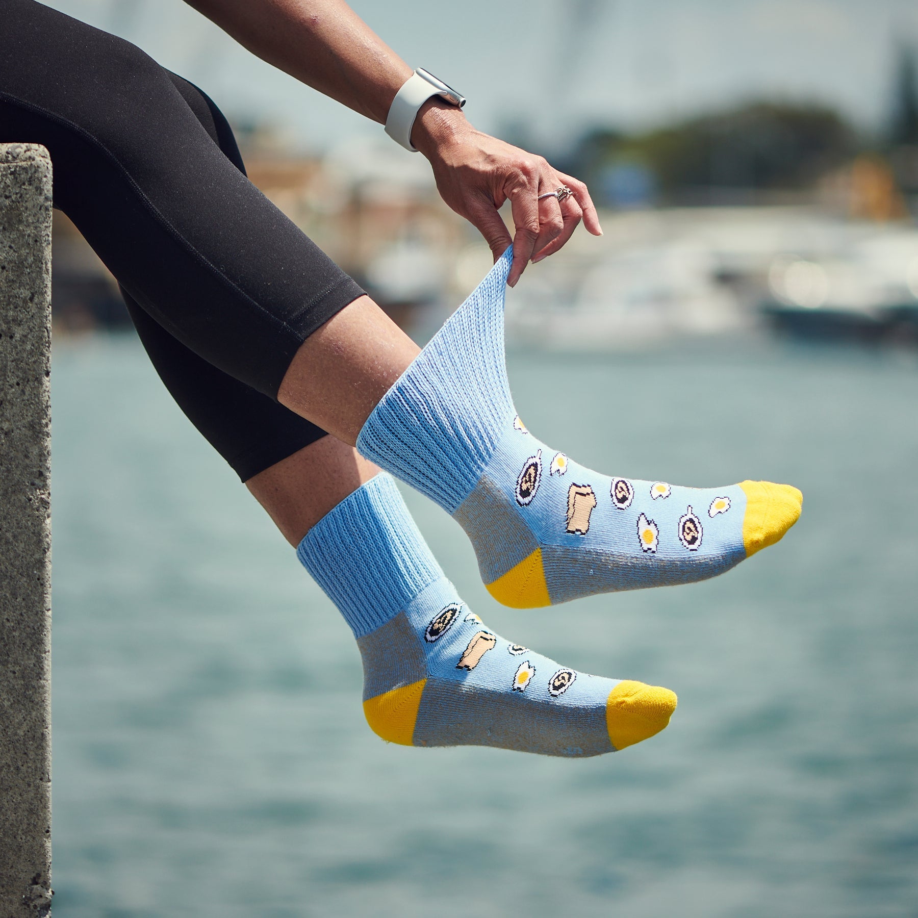 Glucology Diacare Copper-Based Socks – Banana 2-Pack