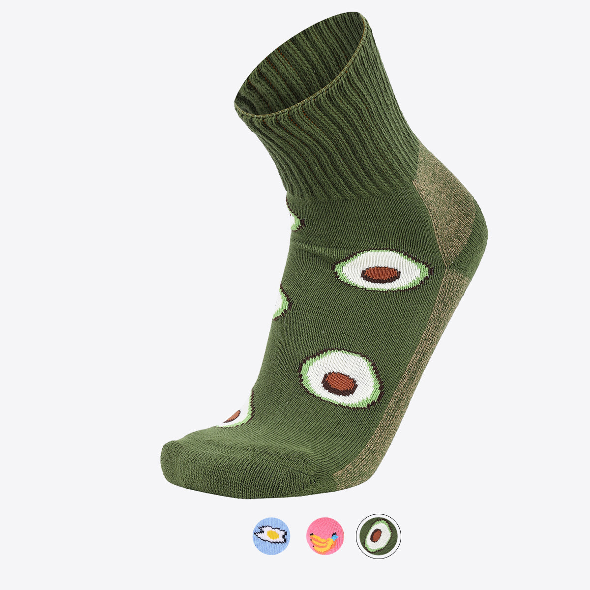 Glucology Diacare Copper-Based Socks – Avocado 2-Pack