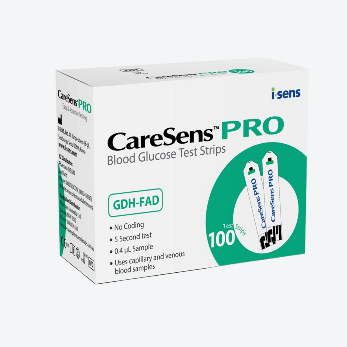 CareSens PRO Test Strips 100 | Diabetes BGM – Glucology