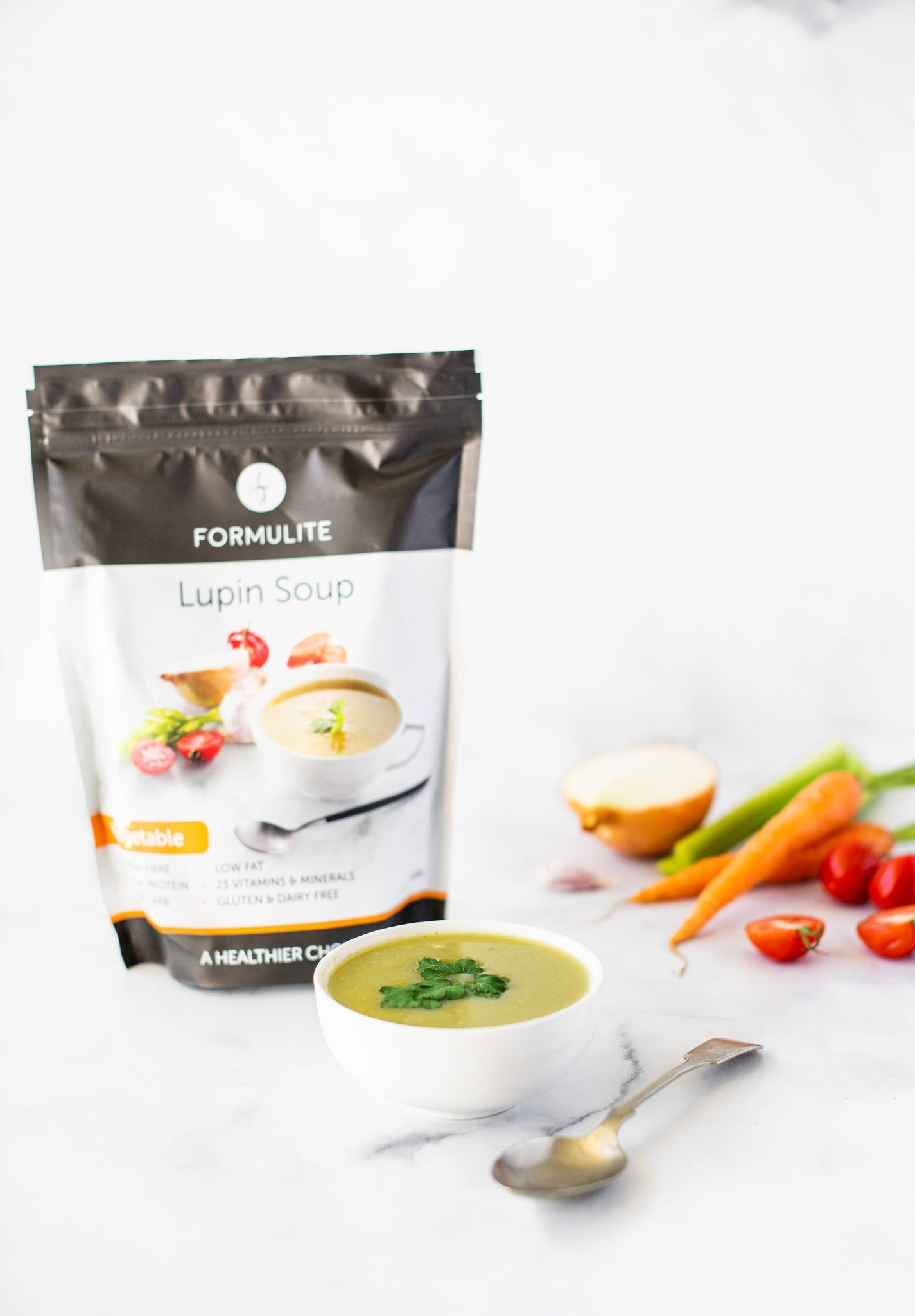 Lupin Soup Box – Chicken Flavour 7 Sachet Box