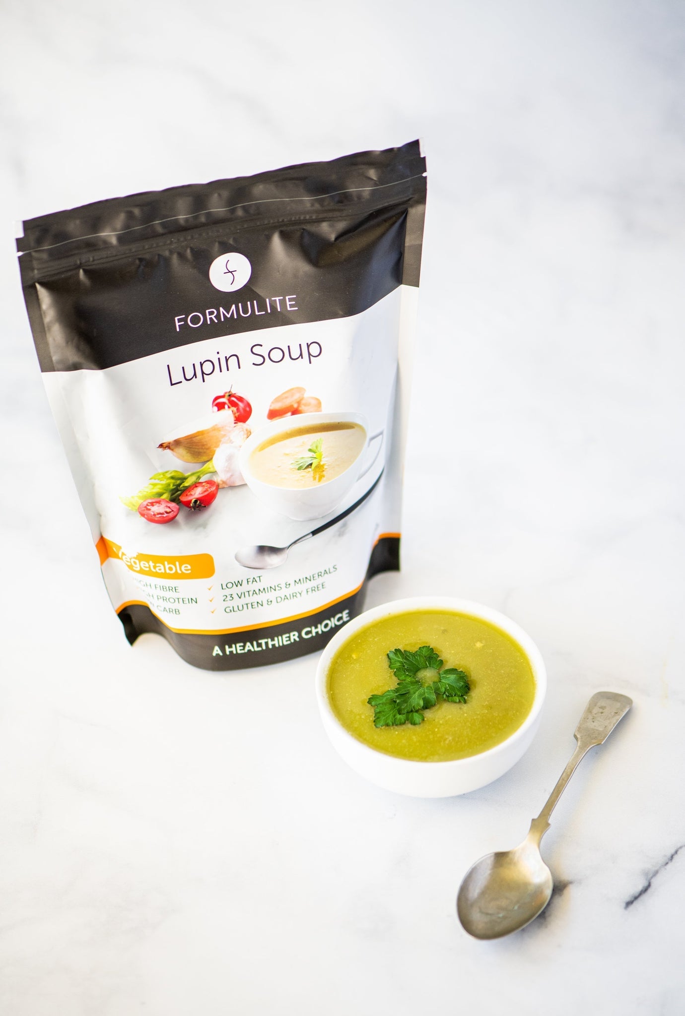 Lupin Soup Box – Chicken Flavour 7 Sachet Box