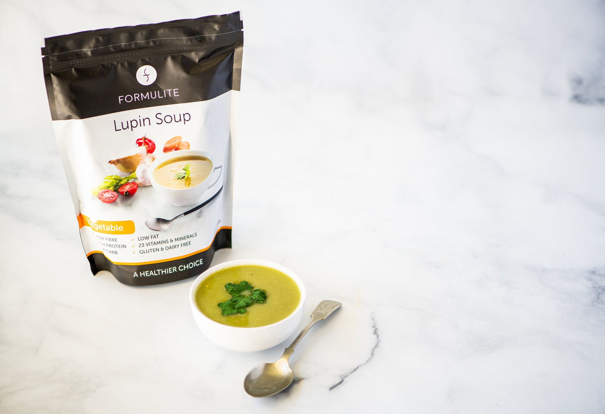 Lupin Soup Box – Chicken Flavour 7 Sachet Box